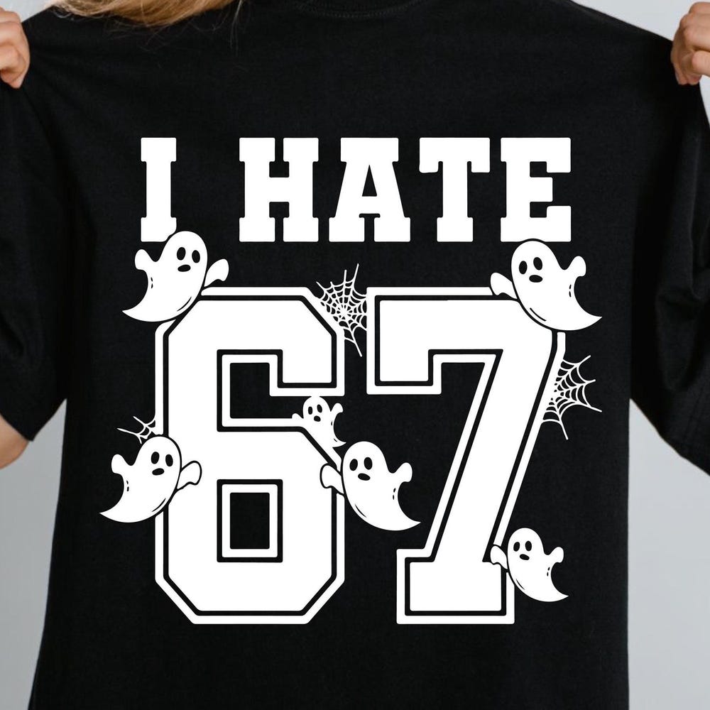 DOPASHIRT I Hate 67 Shirt, Funny Six Seven, Sp00Ky Season, Retro Hal ...