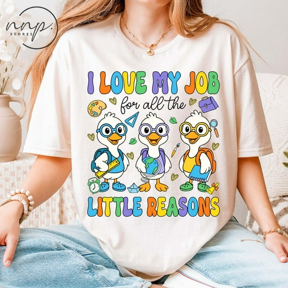 DOPASHIRT I Love My Job For All The Little Reasons Shirt, Goose Back To ...