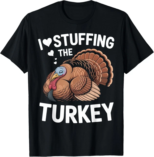 DOPASHIRT I Love Stuffing The Turkey I'M The Turkey Couple Matching T ...