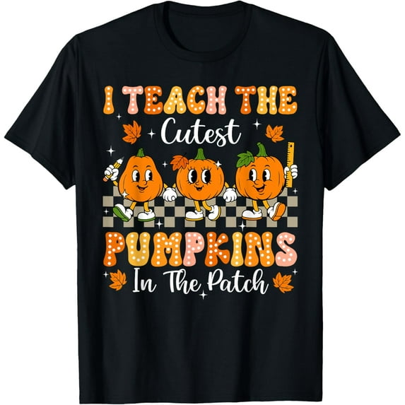 DOPASHIRT I Teach The Cutest Pumpkins In The Patch Teacher Hal.Low.Een ...