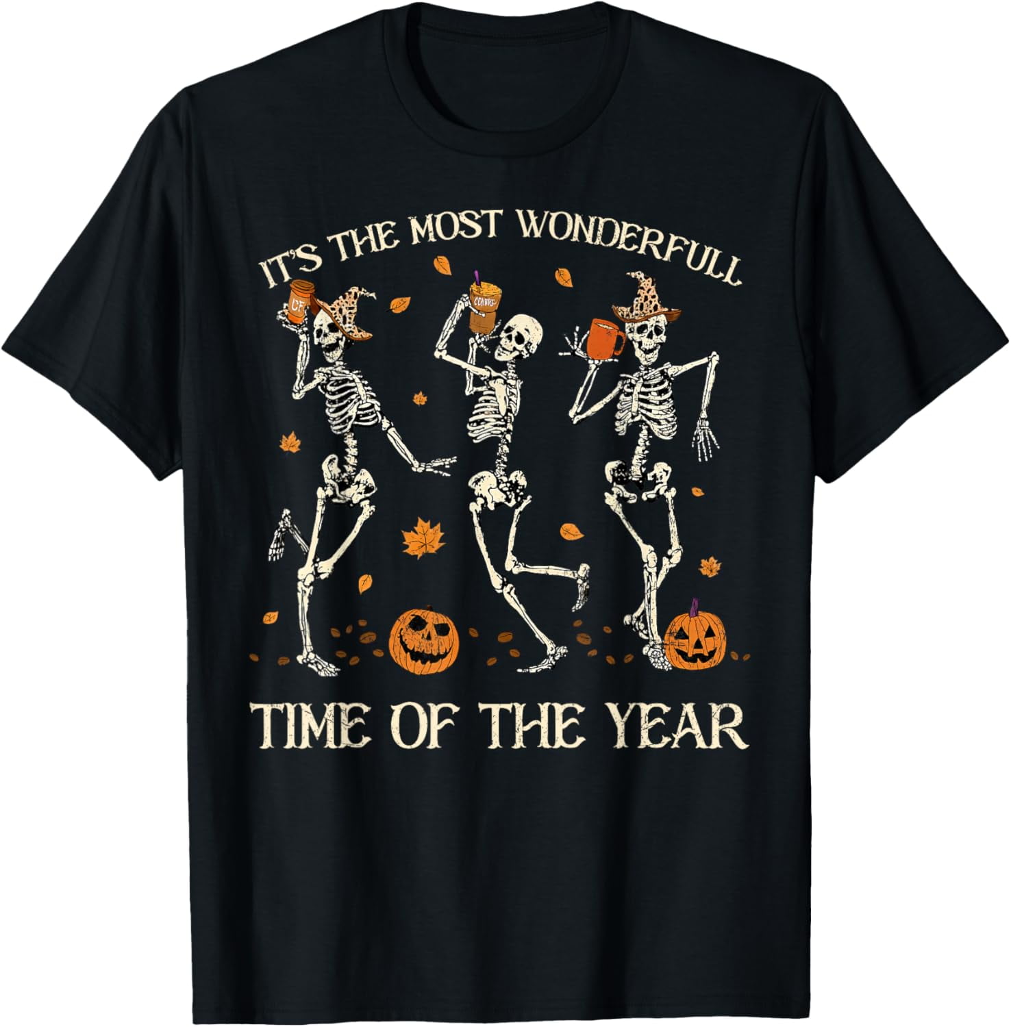DOPASHIRT It'S The Most Wonderful Time Of The Year Skeleton Hal.Low.Een ...