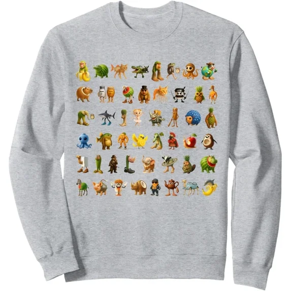 DOPASHIRT Italian Brainrot Gen-Z Funny Brain Rot Crewneck Sweatshirt ...