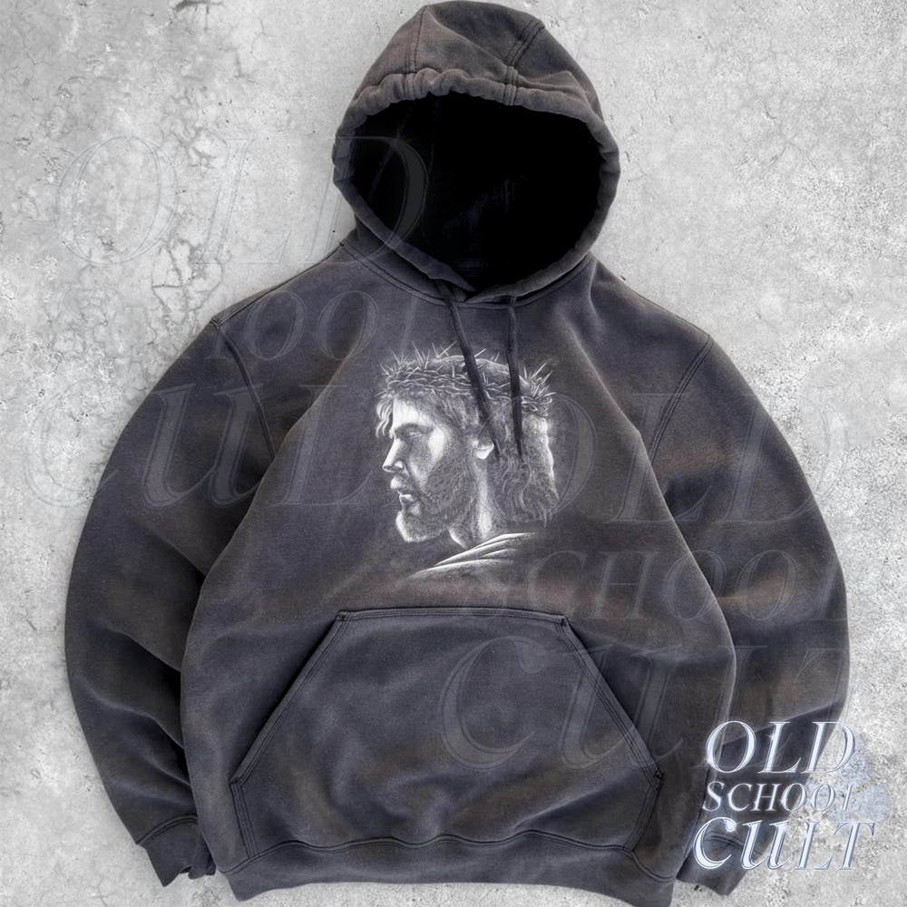 DOPASHIRT Jesus Portrait Vintage 90S Graphic Hoodie, Retro Jesus ...