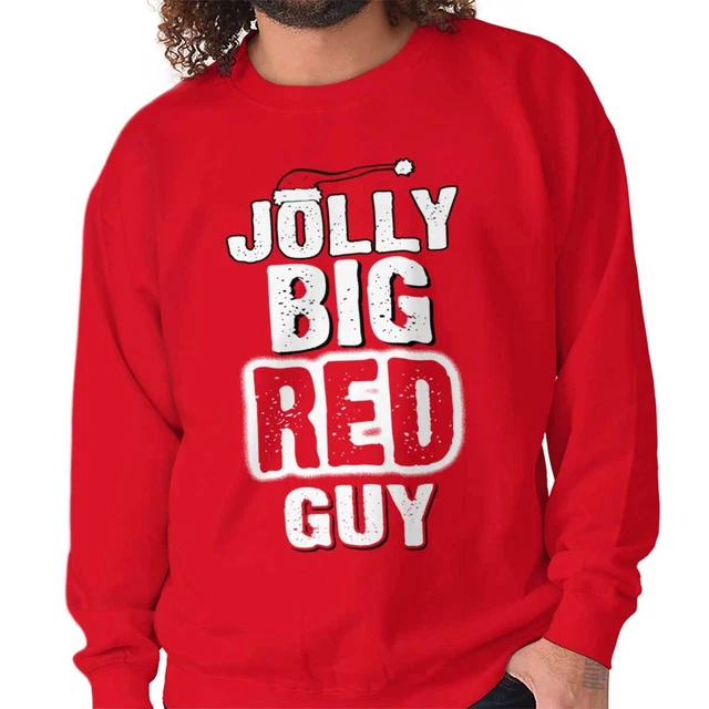DOPASHIRT Jolly Big Red Guy Xmas Funny San.Ta Claus Men'S Crew ...