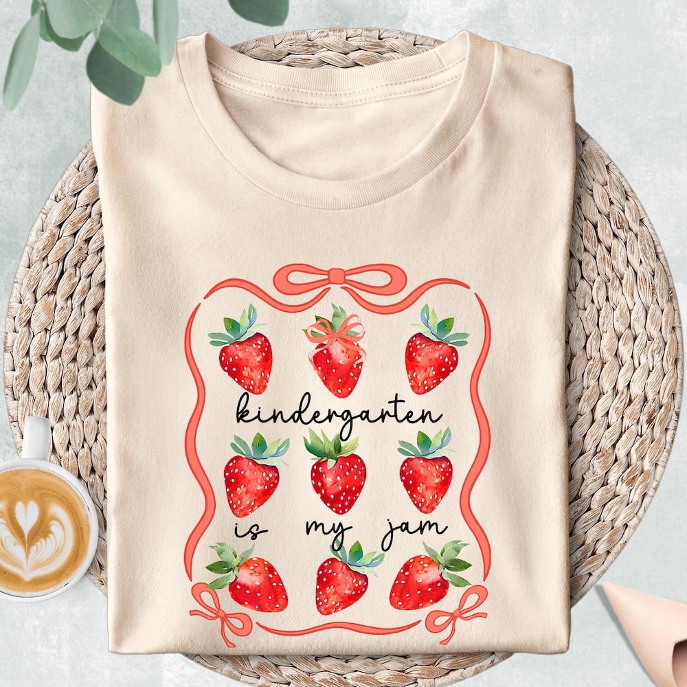 DOPASHIRT Kindergarten Teacher Shirt, Kindergarten Is My Jam, Back To ...