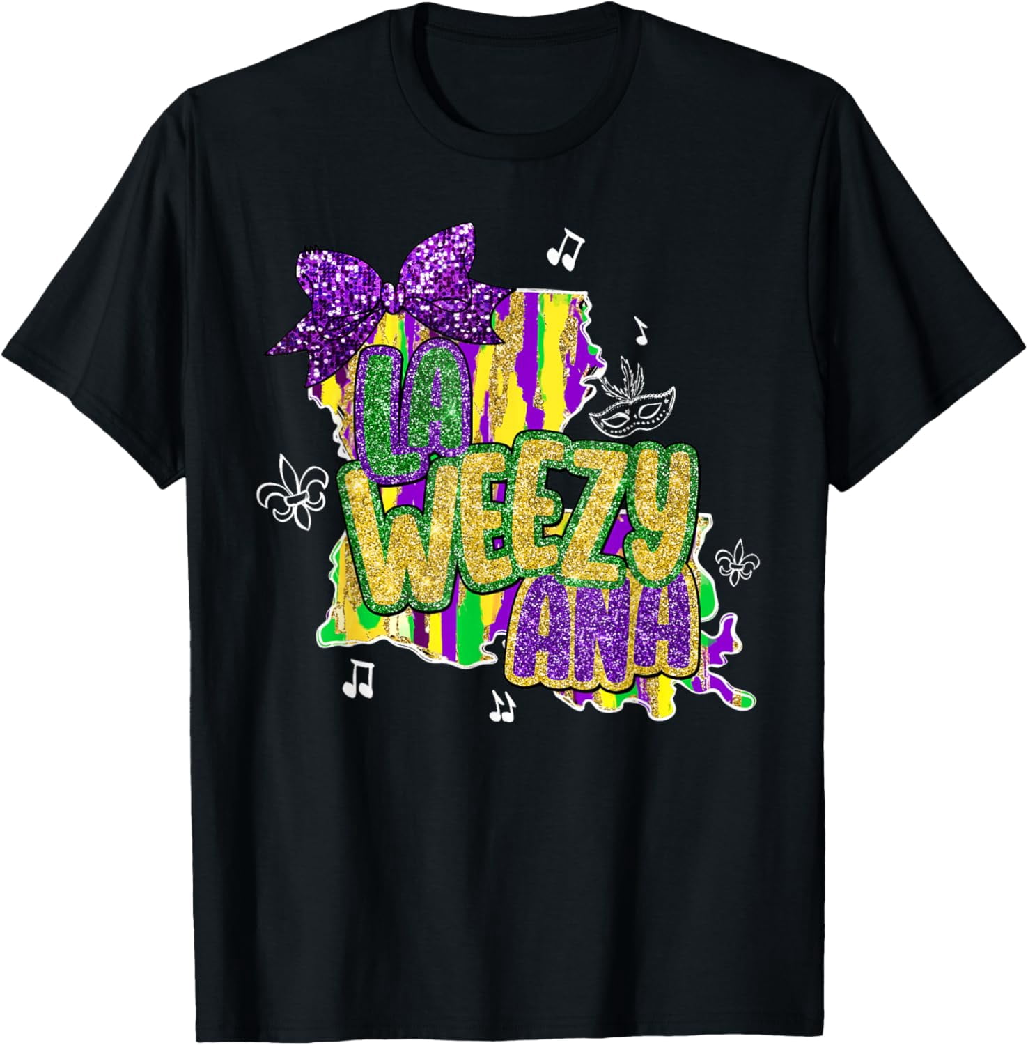 DOPASHIRT La Weezy Ana Carnival New Orleans Mardi Gras Fleur De Lis T ...