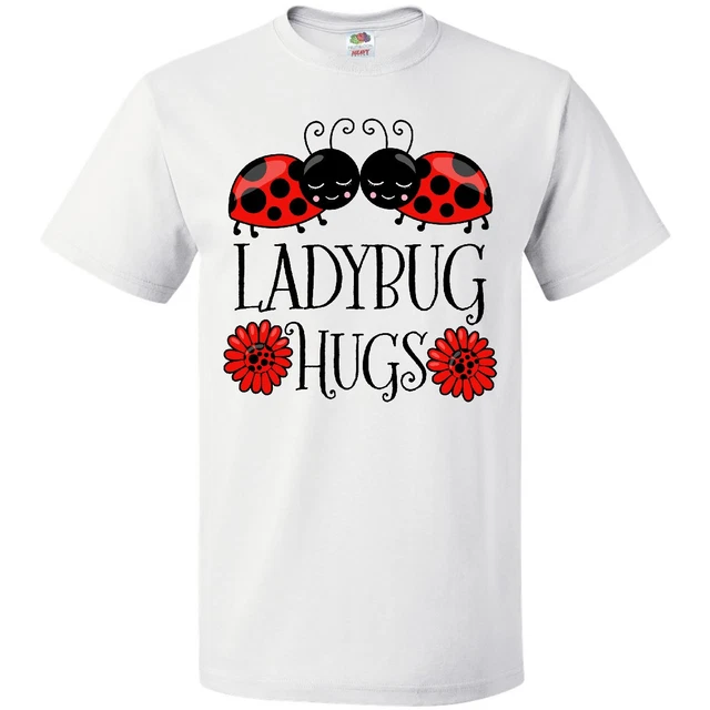 DOPASHIRT Ladybug Hugs Cute Pair Of Ladybugs T-Shirt Animals Bugs Twins ...