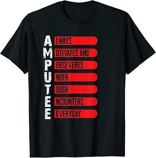 DOPASHIRT Leg Amputee Shirt Leg Amputation Support Amputee Funny T ...