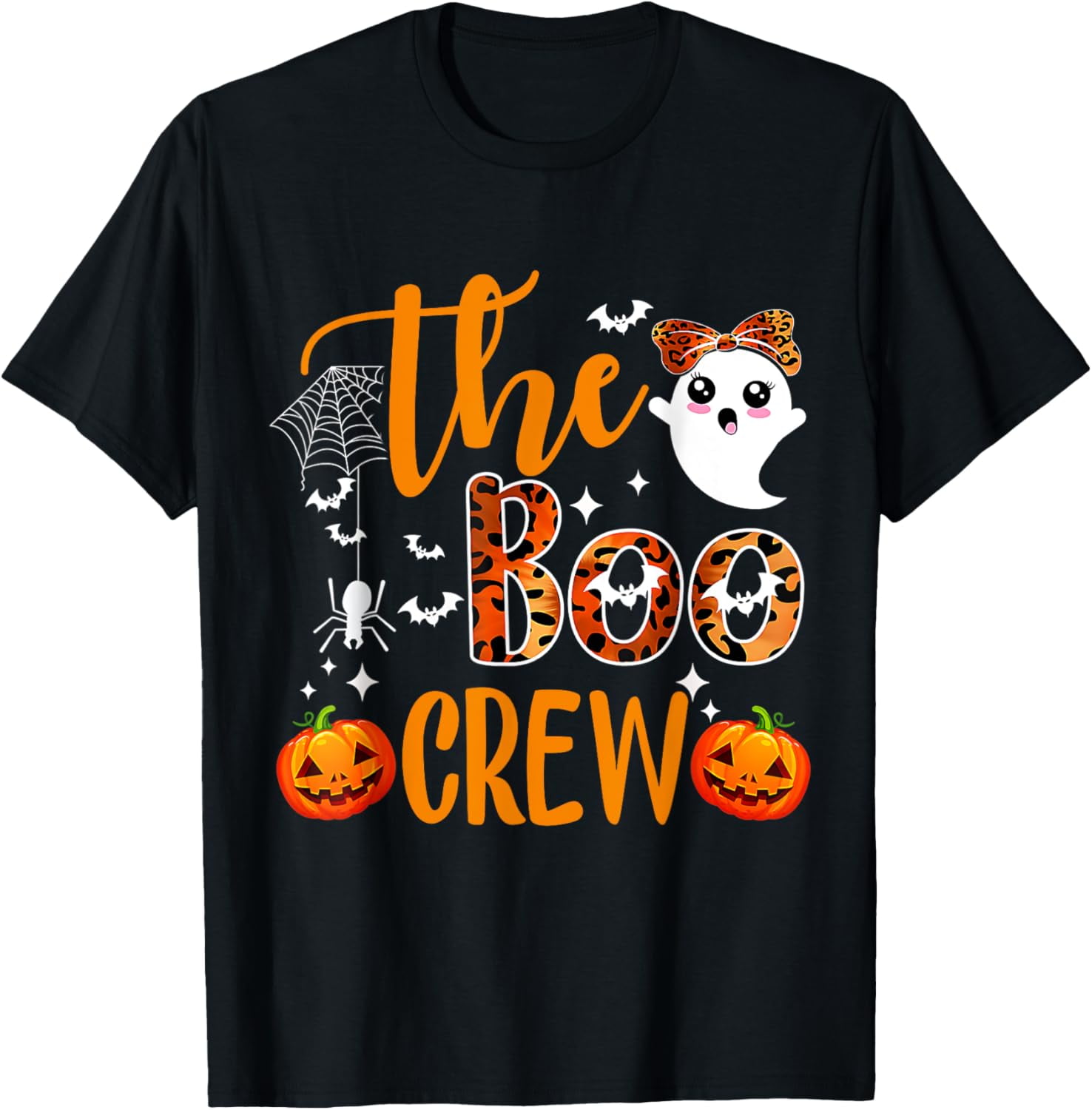 DOPASHIRT Leo.Pard Hal.Low.Een Boo Crew Hal.Low.Een T-Shirt Unisex S ...