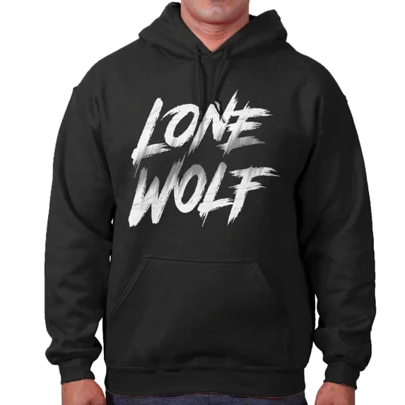 DOPASHIRT Lone Wolf Introvert Pack Workout Hoodie Outdoor Hoodie ...