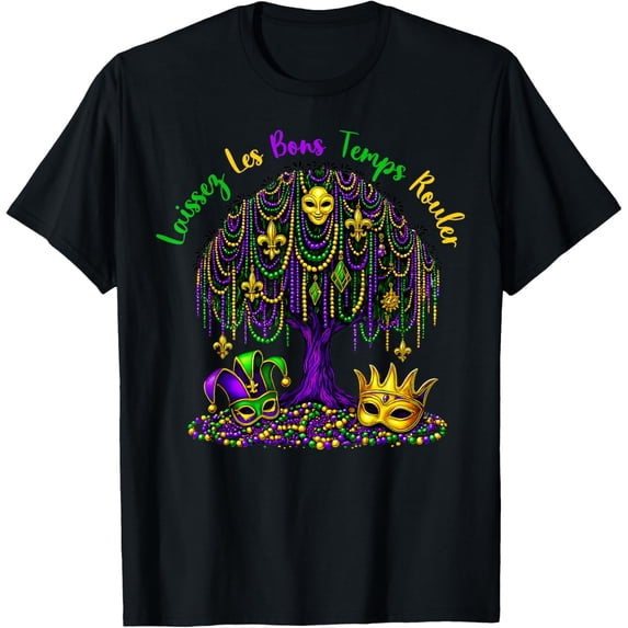 DOPASHIRT Mardi Gras Laissez Les Bon Temps Rouler Tree Women Men T ...