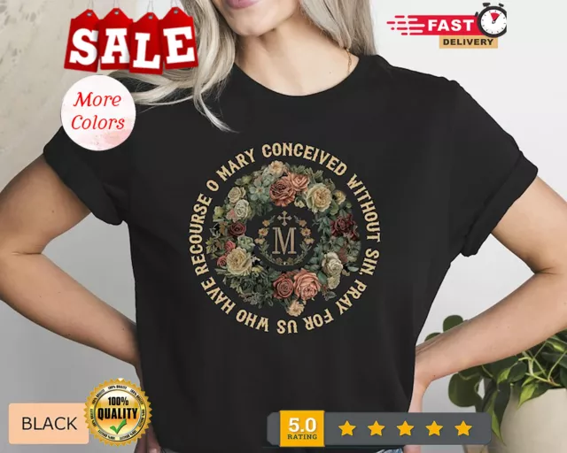DOPASHIRT Marian Catholic Shirt Catholic Gifts For Women Assumption Of ...