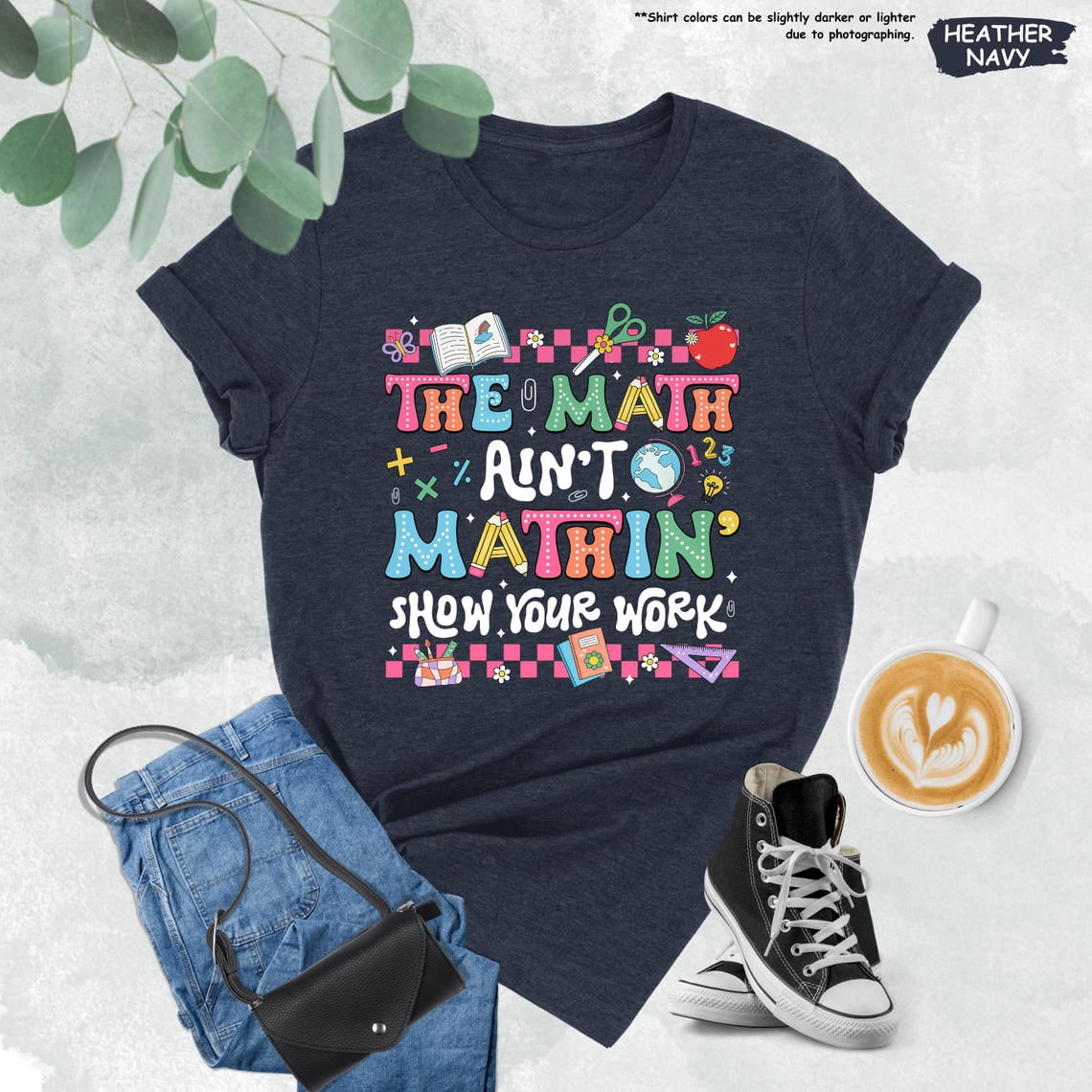 DOPASHIRT Math Teacher Shirt, The Math Ain'T Mathin, Funny Math Teacher Gift, Math Lover Tshirt ...