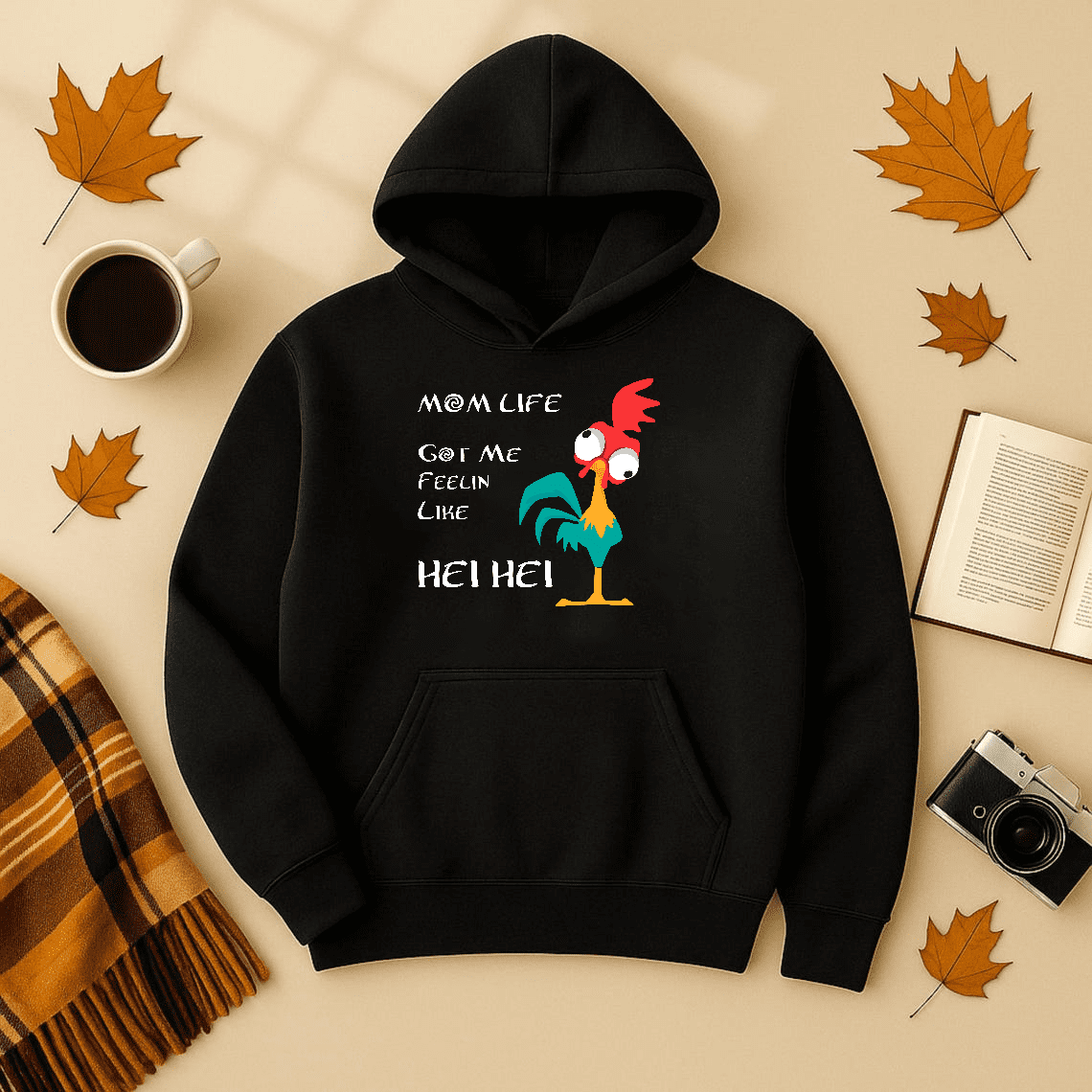 DOPASHIRT Mom Life Hei Hei, Mom Life Hoodie, Mom Gift, Mama Gift Hoodie ...