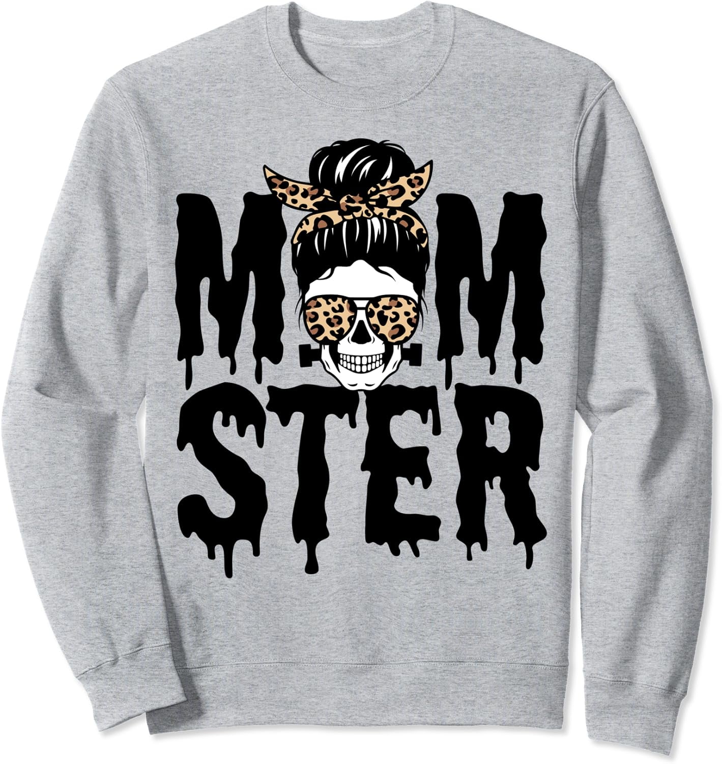 DOPASHIRT Momster Mom Monster Skull Leo.Pard Hal.Low.Een Momster ...