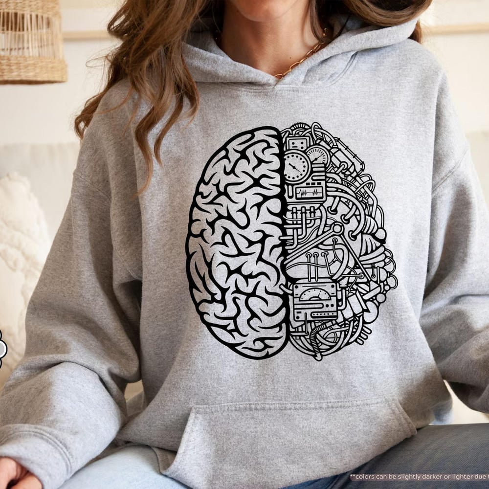 DOPASHIRT Neuro Nurse Hoodie, Neurology Anatomy Crewneck Sweater ...