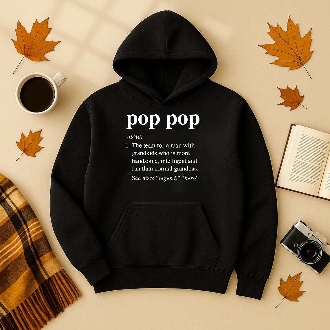DOPASHIRT New Pop Pop Definition Funny Poppop Dictionary Gift Idea ...