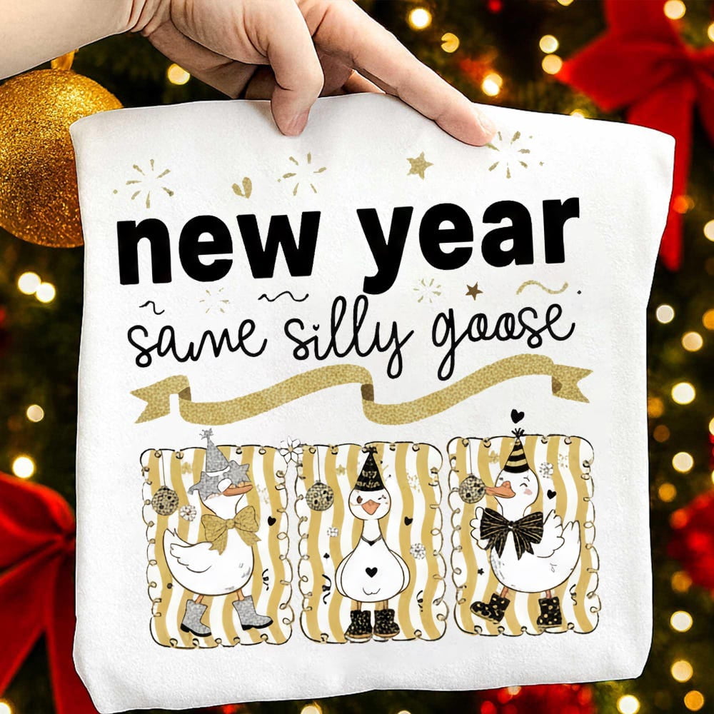 DOPASHIRT New Year Goose Shirt Coquette Art Festive Nye 2026 Design ...
