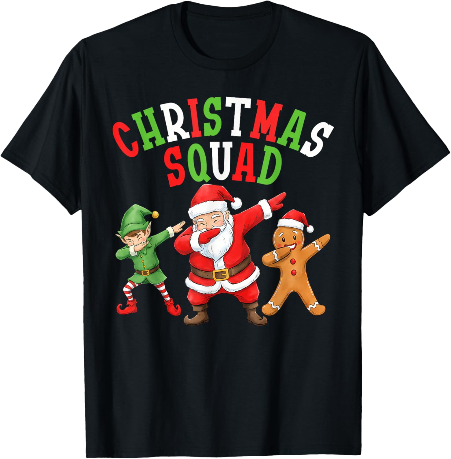 DOPASHIRT Noel Squad Funny Jolly Man Noel Helper Gingerbread T-Shirt ...