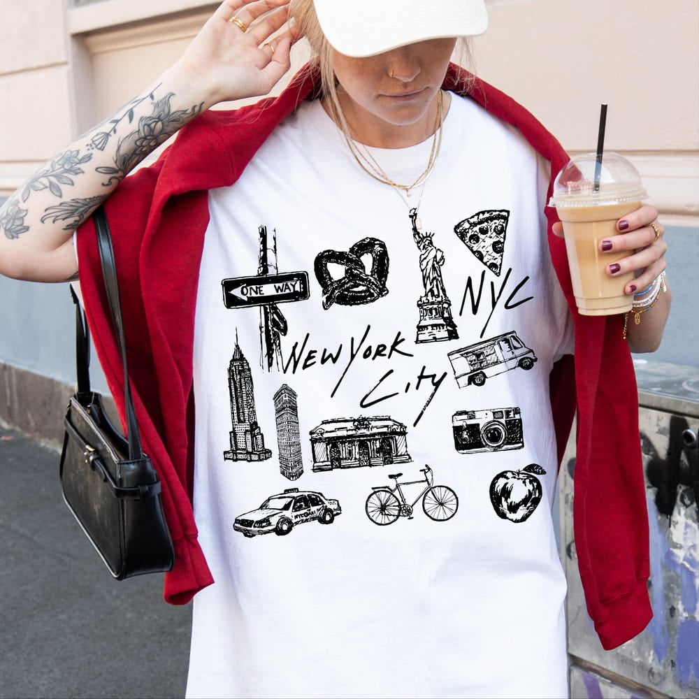 DOPASHIRT Nyc-Inspired Unisex Jersey Short Sleeve Tee, Perfect For Travel Lovers, Adventure ...