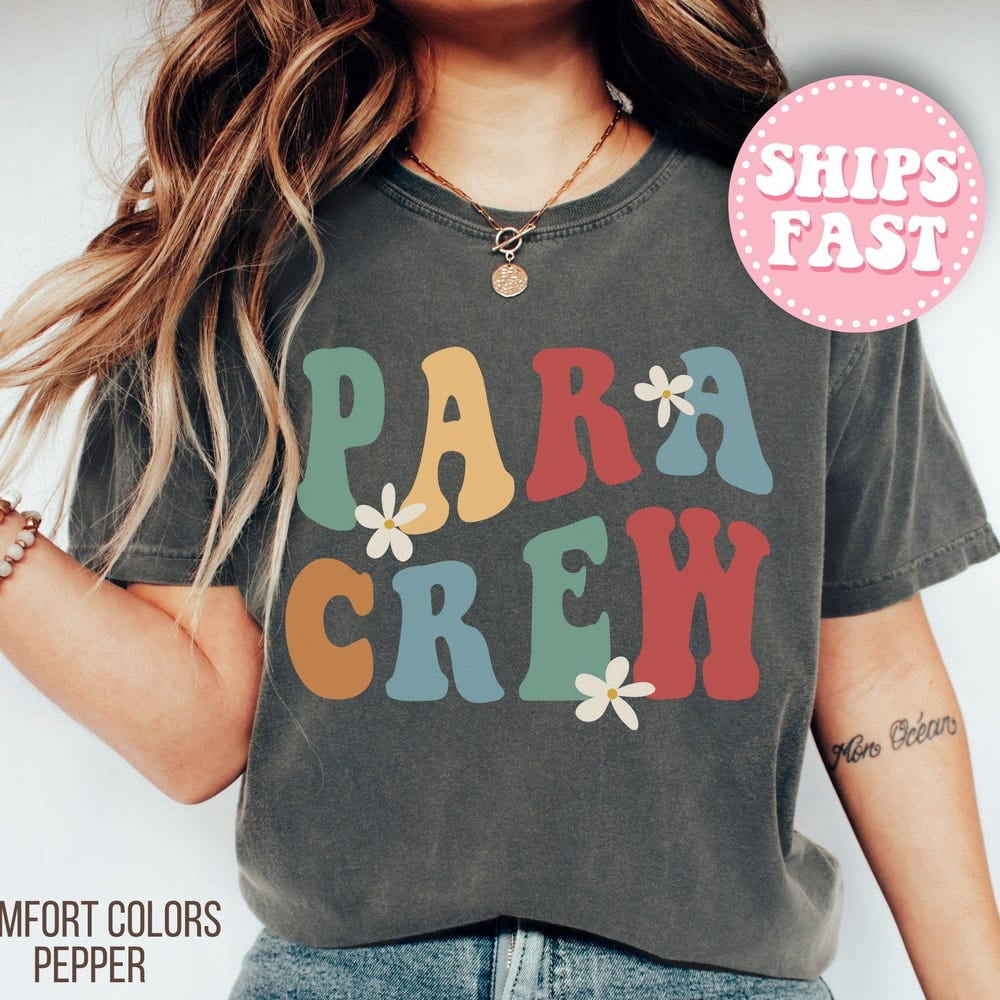 DOPASHIRT Para Shirt Retro Paraprofessional Shirt For Back To School ...