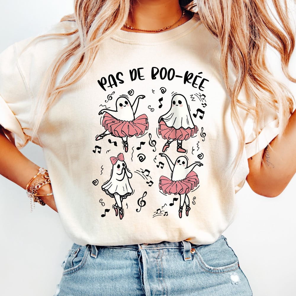 DOPASHIRT Pas De Boo-Ree Hal.Low.Een Ghost Shirt, Ballerina Ghost T ...