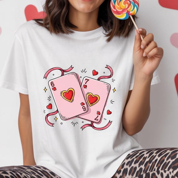 DOPASHIRT Playing Cards Love 6 7 Shirt, 67 Six Seven Love Shirt ...