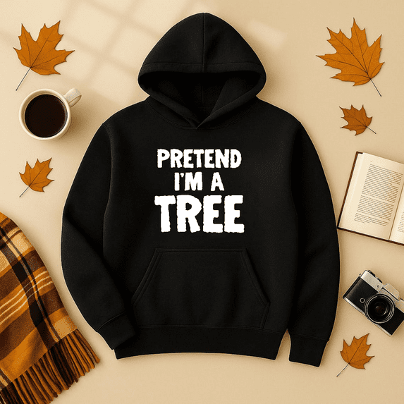 DOPASHIRT Pretend I'M A Tree Funny Hal.Low.Een Hoodie Outdoor Hoodie ...