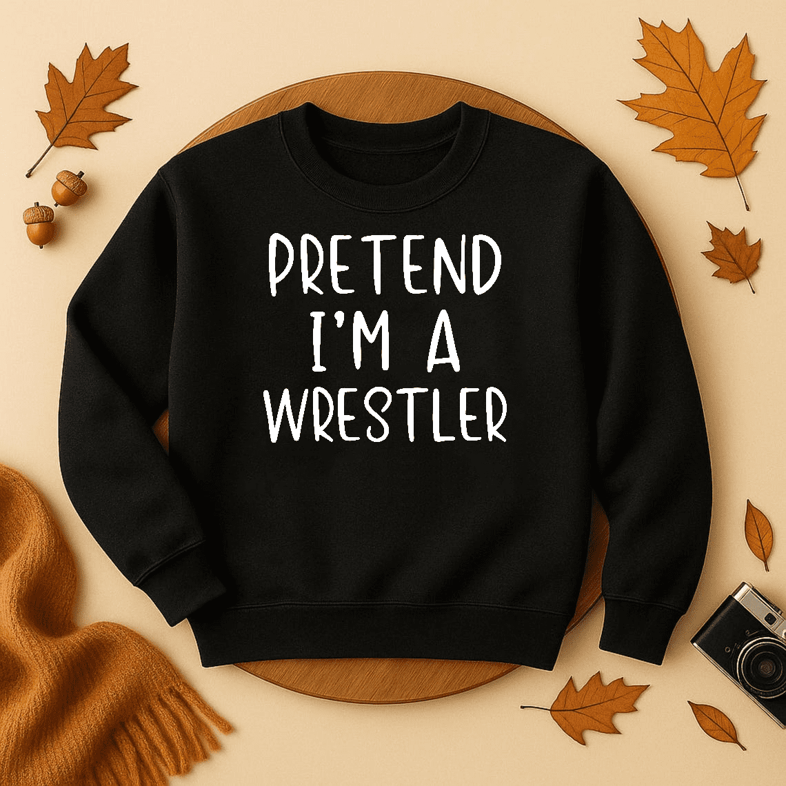 DOPASHIRT Pretend Wrestler Hal.Low.Een Simple Funny Wrestling ...