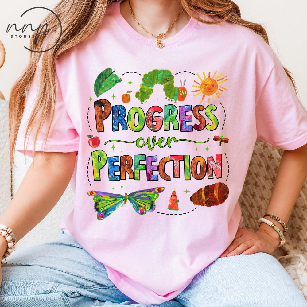 DOPASHIRT Progress Over Perfection Shirt, Special Education Teacher ...