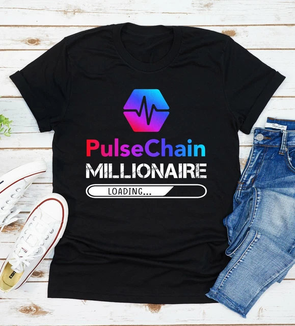 DOPASHIRT Pulsechain Millionaire T-Shirt Pls Crypto Token Hex Staker ...