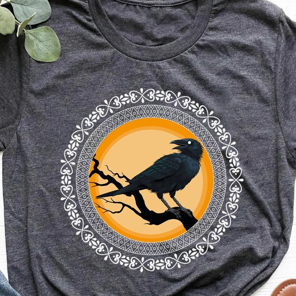 DOPASHIRT Raven Lover Shirt, Viking Scandinavian Tree Shirt, Viking ...