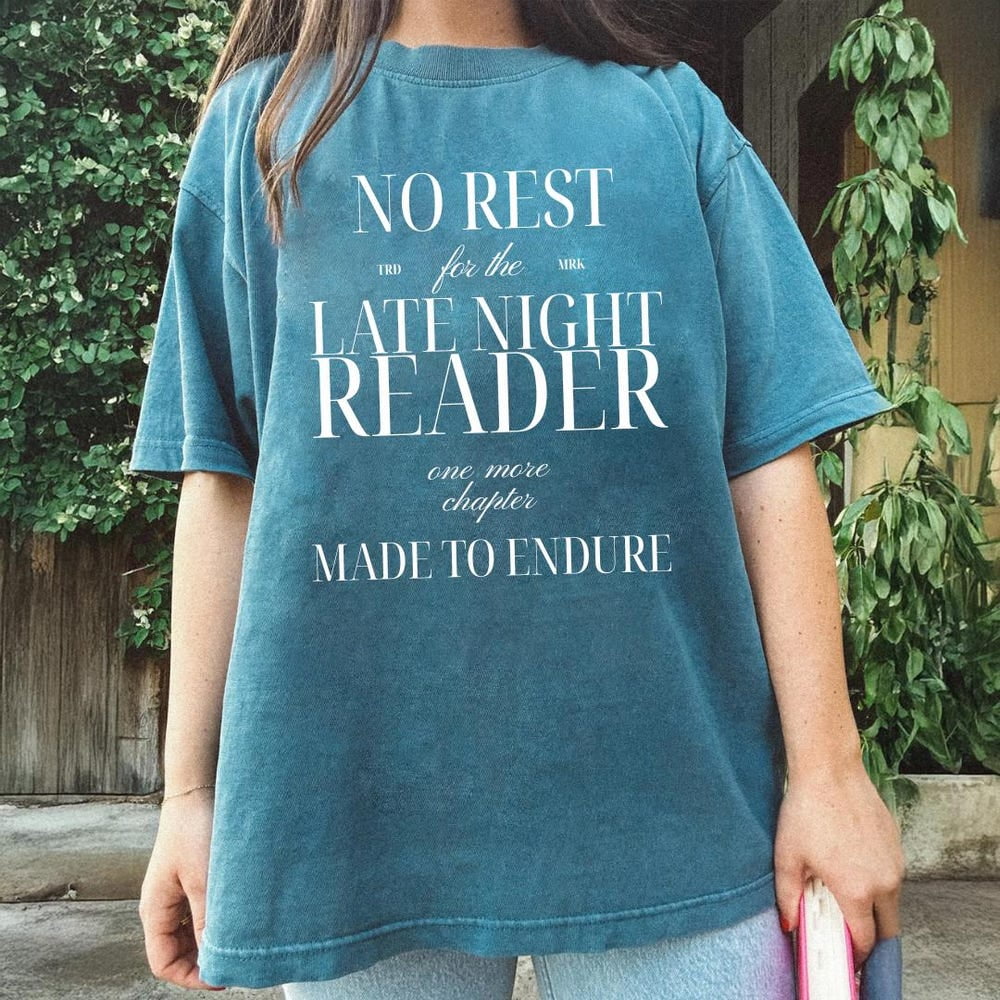 DOPASHIRT No Rest For The Readers T-Shirt, Cozy Reader Gift, Gothic ...