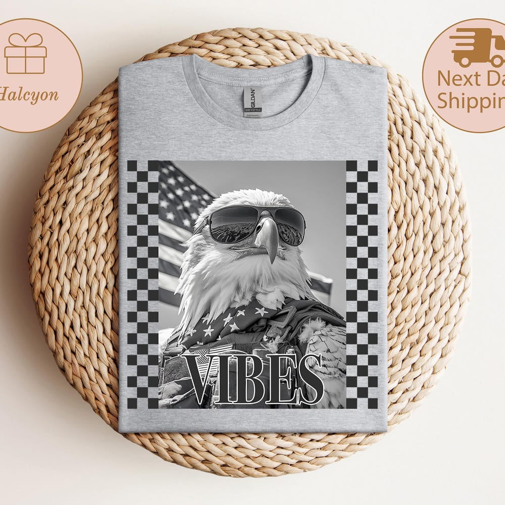 DOPASHIRT Retro American Eagle Shirt, 4Th Of July Shirt, Independence ...