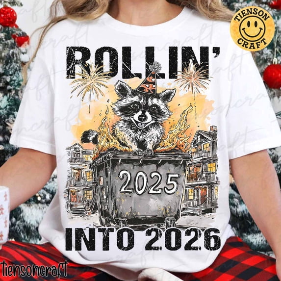 DOPASHIRT Rolling Into 2026 Shirt Animal Theme New Year New Me Design ...