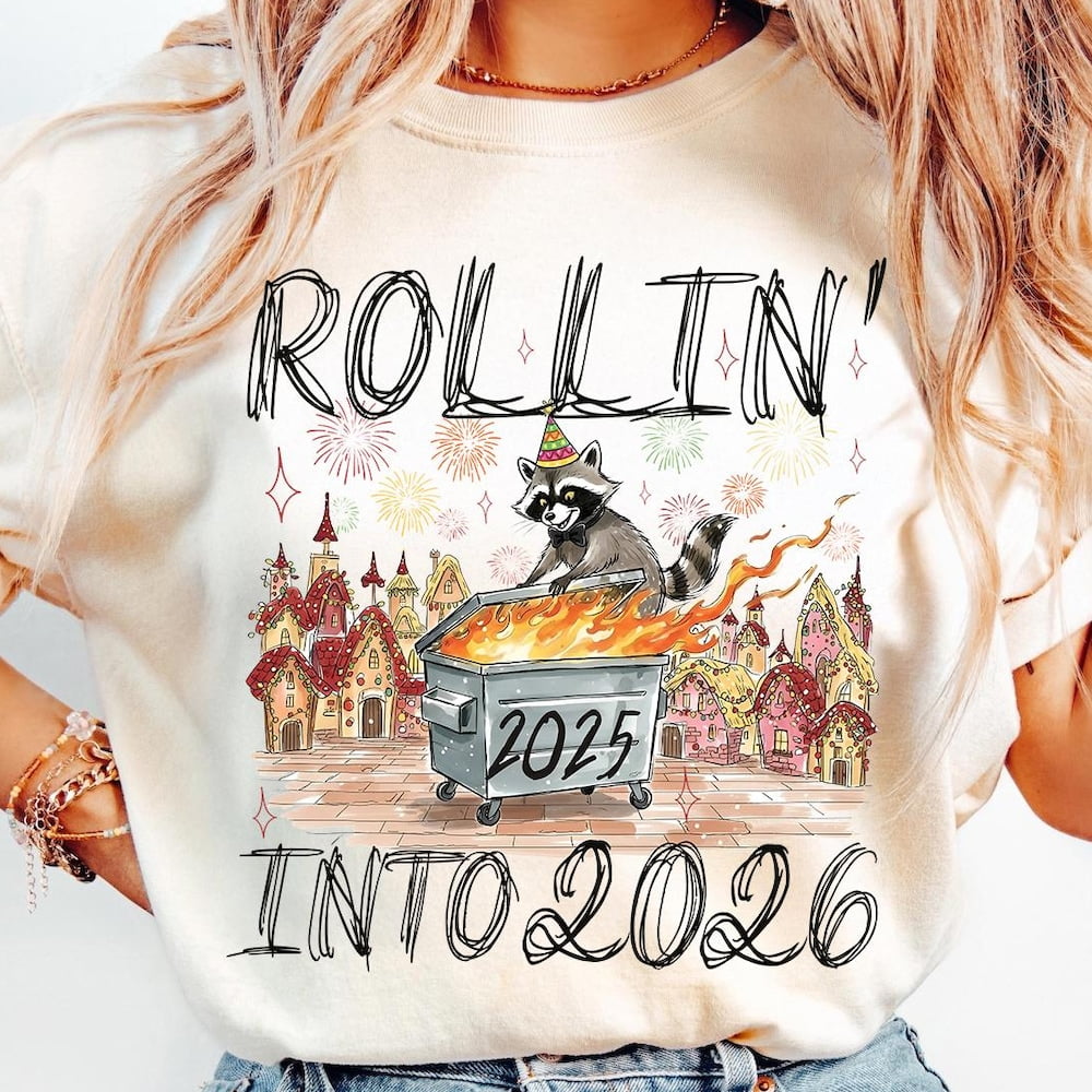 DOPASHIRT Rolling Into 2026 Shirt New Year Animal Theme Hello 2026 ...