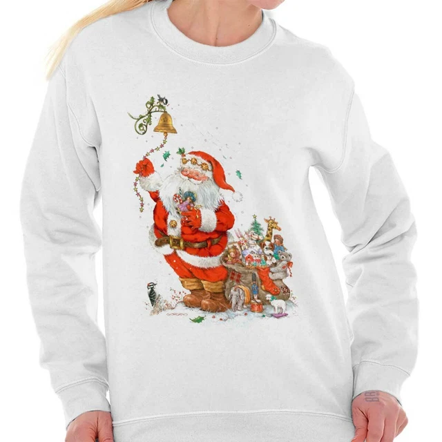 DOPASHIRT San.Ta Claus Merry Xmas Grandma Xmas Crew Sweatshirt Trendy ...