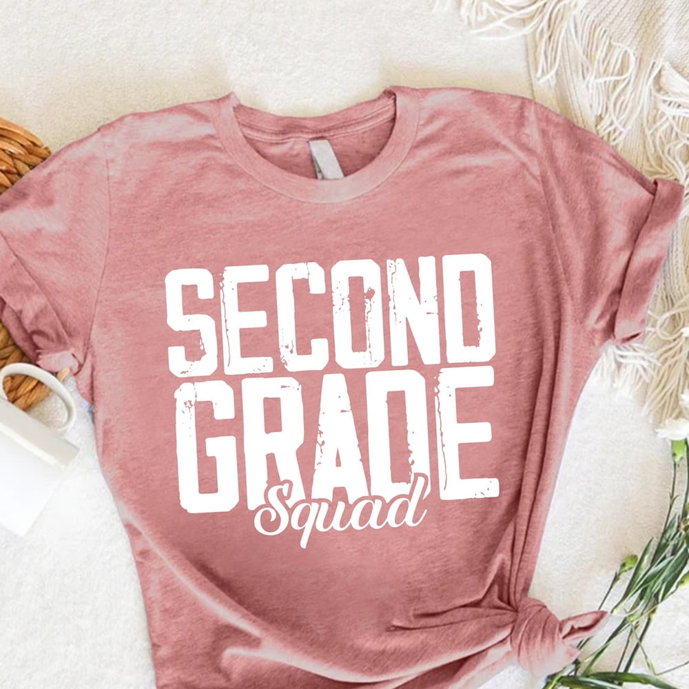 DOPASHIRT Second Grade Squad Shirt,2Nd Grade Teacher Team T-Shirt,2Nd ...