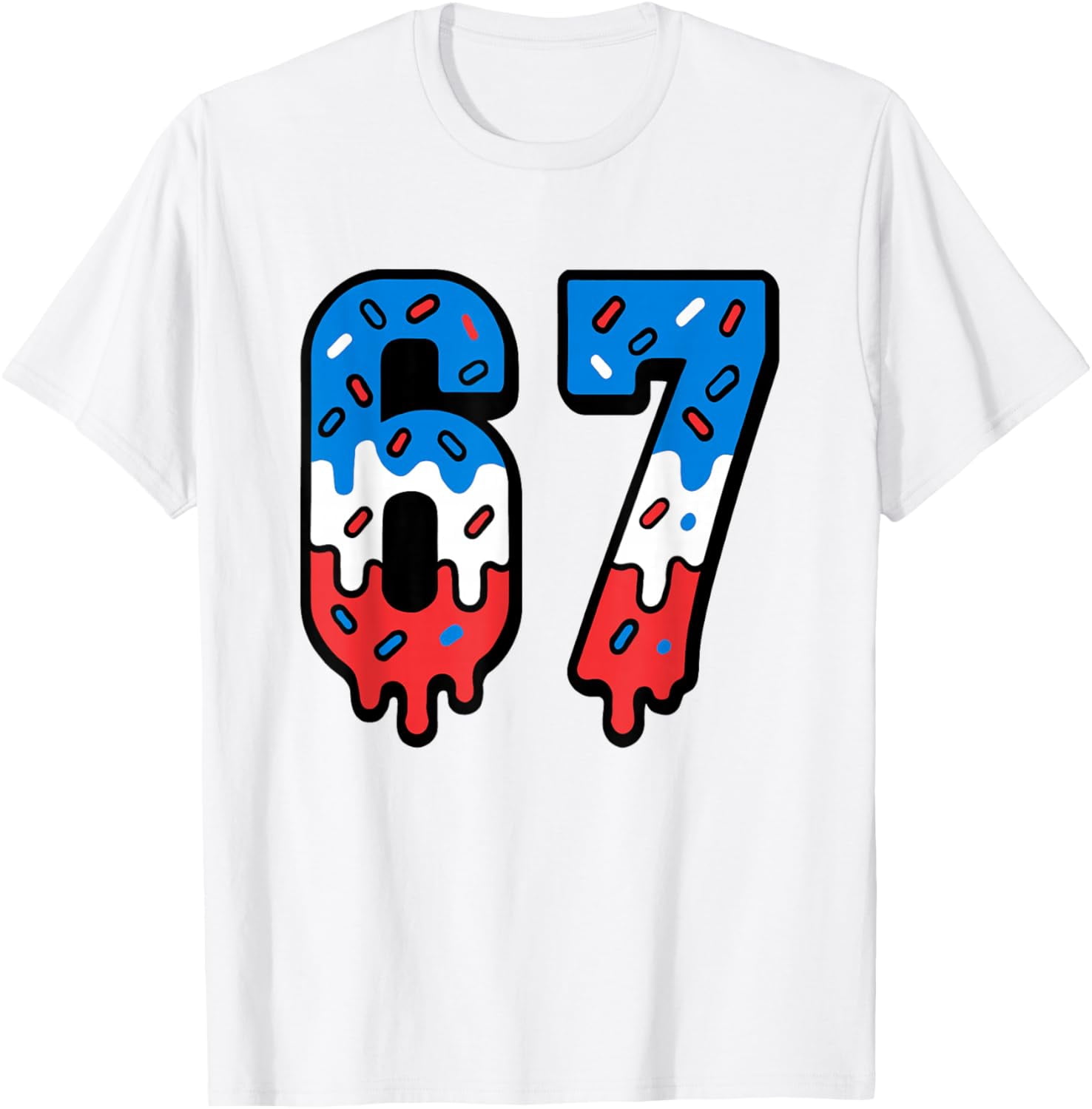 DOPASHIRT Six Seven Drippy Ice Cream Sports 67 Cool Men Women T-Shirt ...