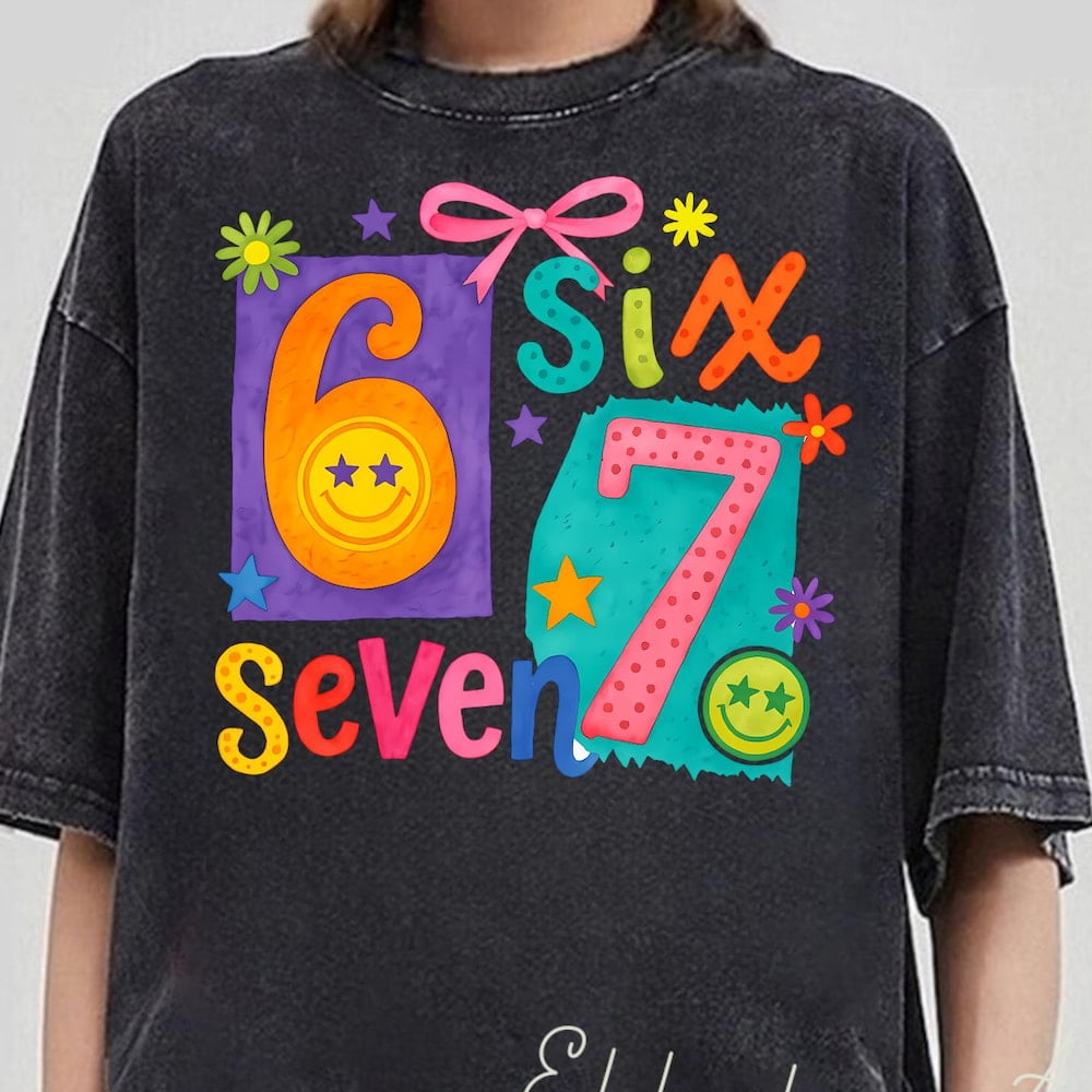 DOPASHIRT Six Seven Shirt, 6 7 T-Shirt, Funny Internet Tee, Trending ...