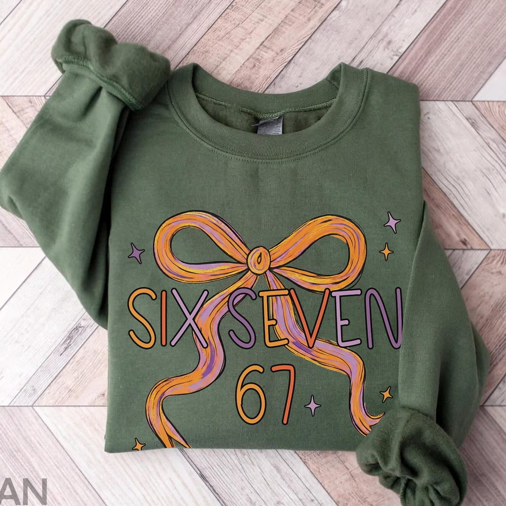DOPASHIRT Six Seven Sweatshirt For Women, 6 7 Sweater, Funny Number ...