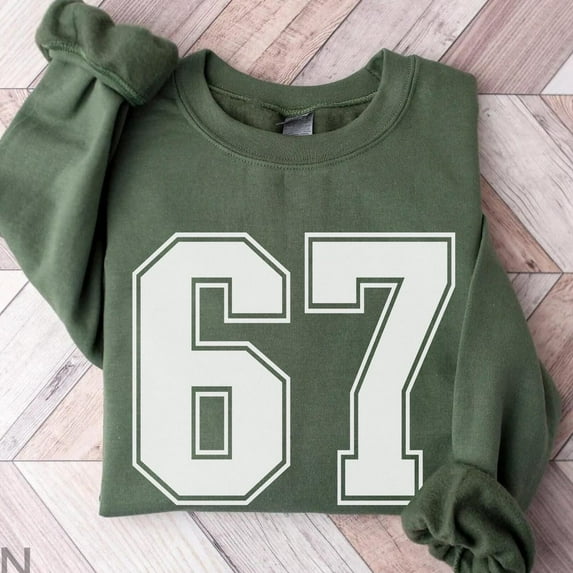 DOPASHIRT Six Seven Sweatshirt For Women, 6 7 Sweater, Funny Number ...