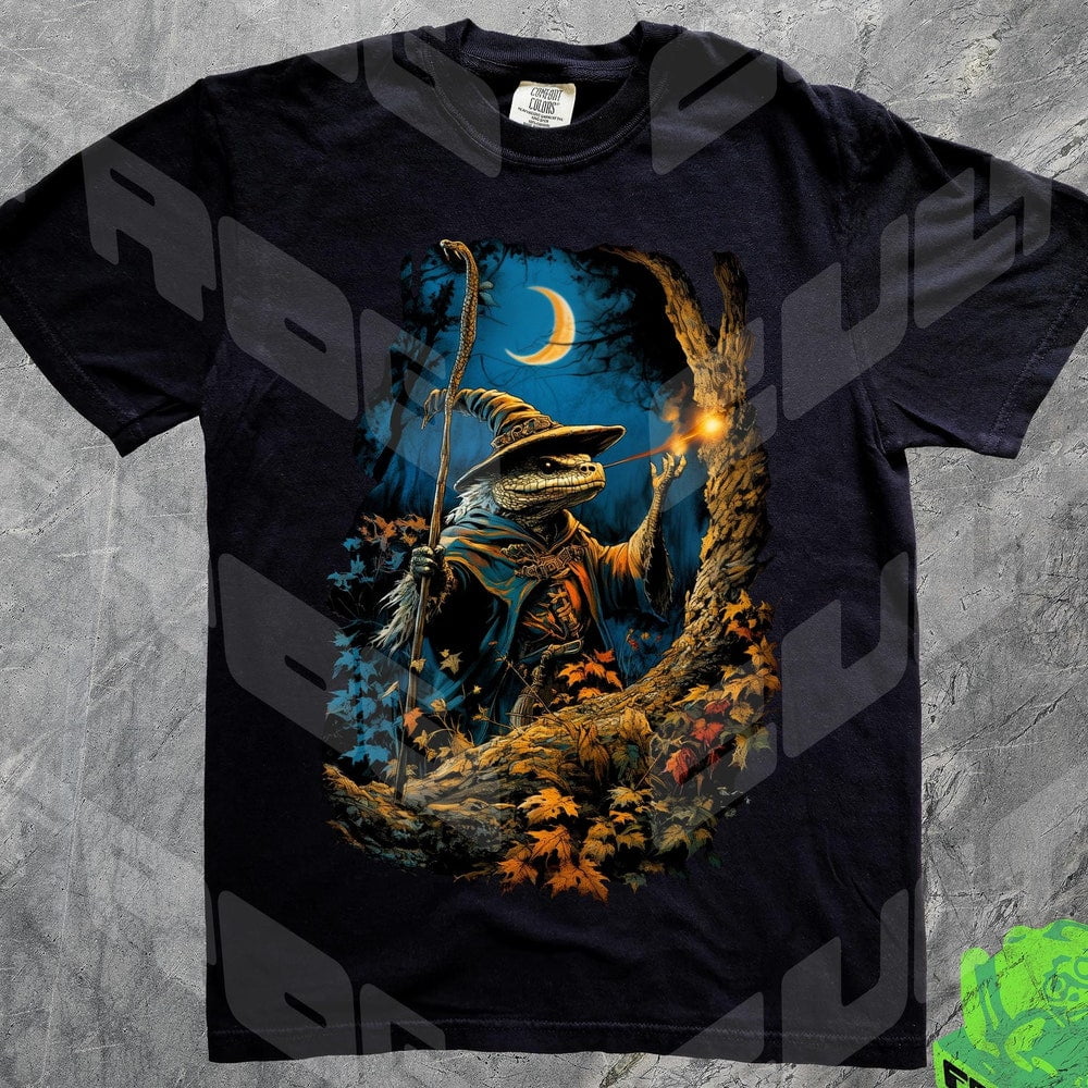 DOPASHIRT Snake Wizard 90S Vintage Graphic T-Shirt, Retro Moon T Shirt ...