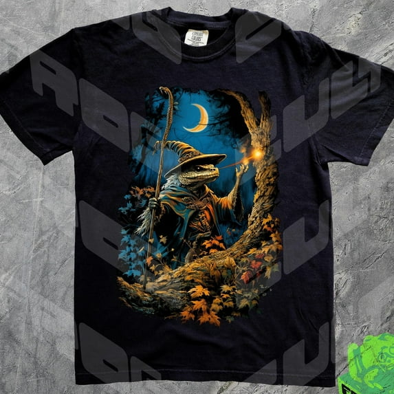 DOPASHIRT Snake Wizard 90S Vintage Graphic T-Shirt, Retro Moon T Shirt ...