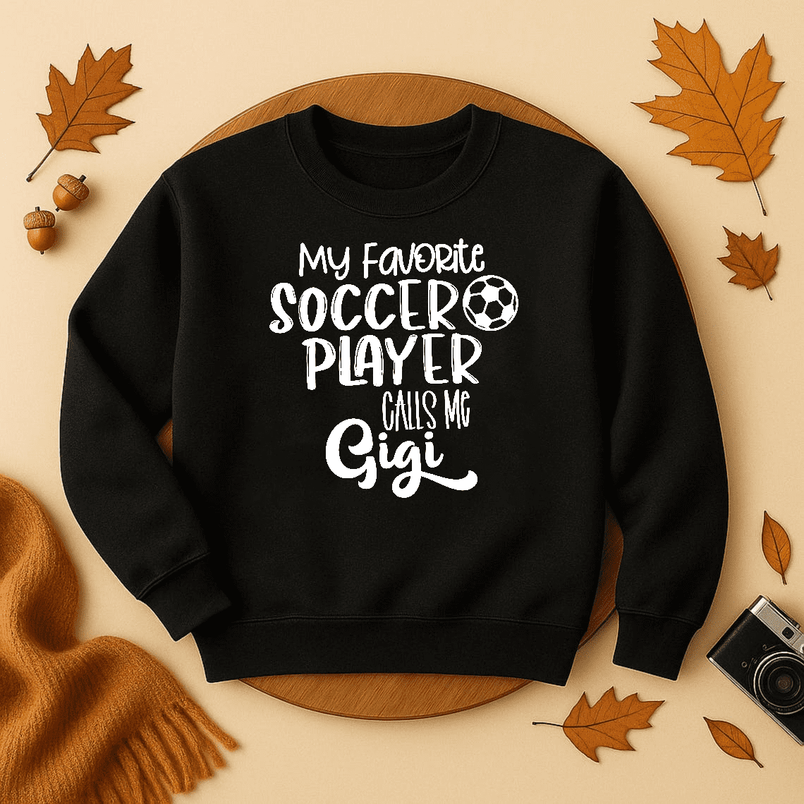 DOPASHIRT Soccer Sweatshirts For Grandma, My Favorite Soccer Player ...