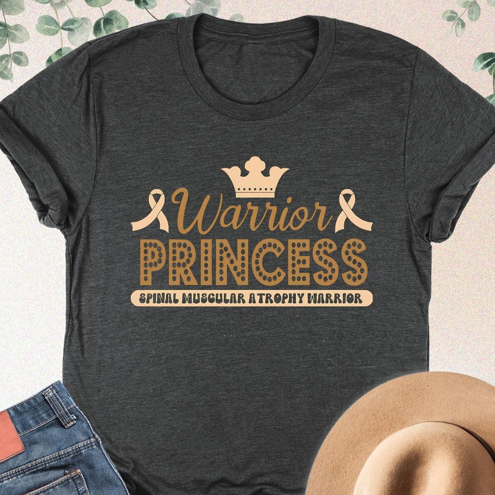 DOPASHIRT Spinal Muscular Atrophy Awareness Shirt, Warrior Princess ...