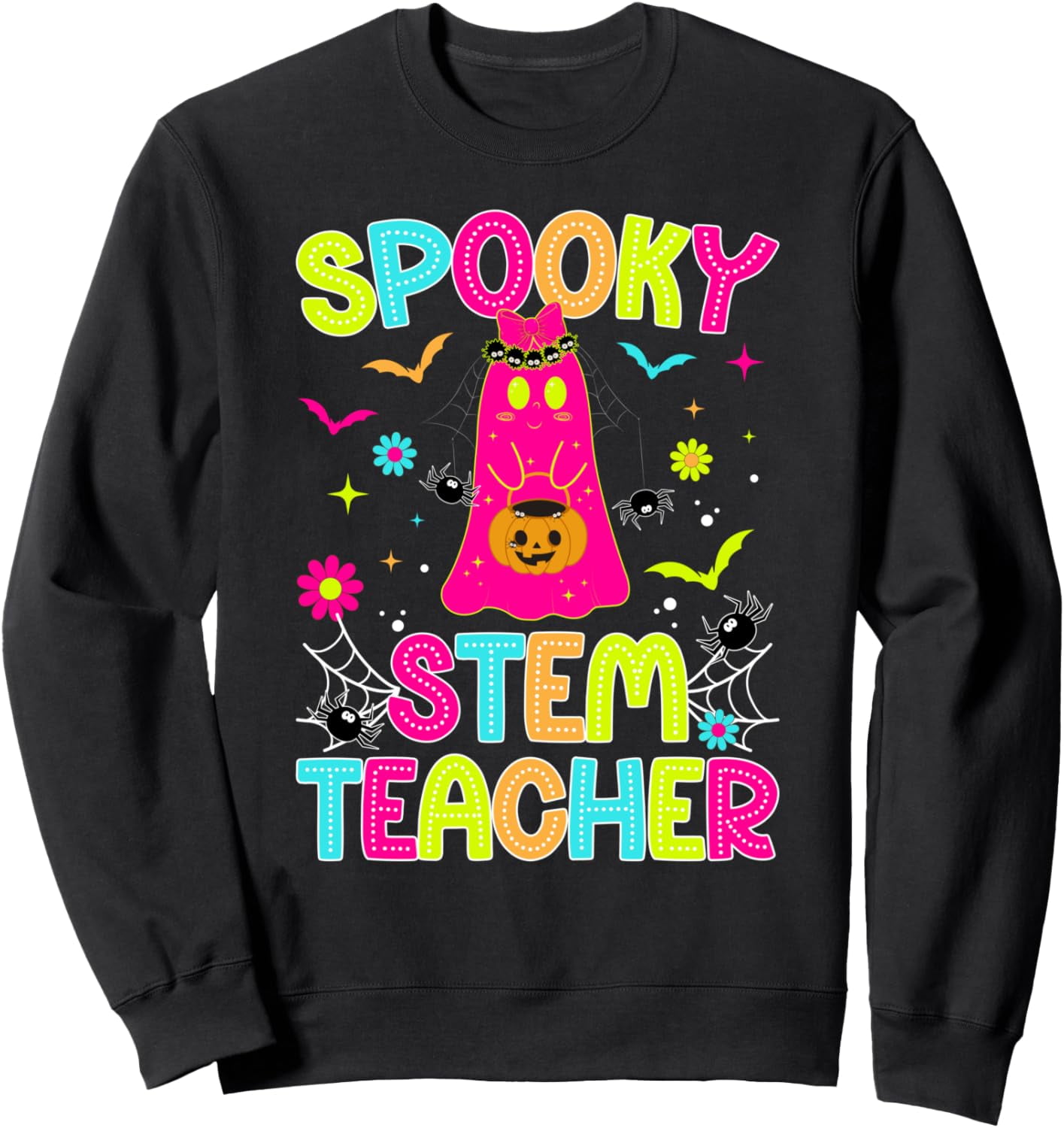 DOPASHIRT Spooky Stem Teacher Hal.Low.Een Stem Teacher Preppy ...