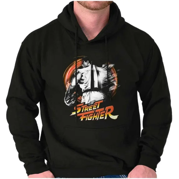 DOPASHIRT Street Fighter Ryu Capcom Gaming Character Hoodie Outdoor ...