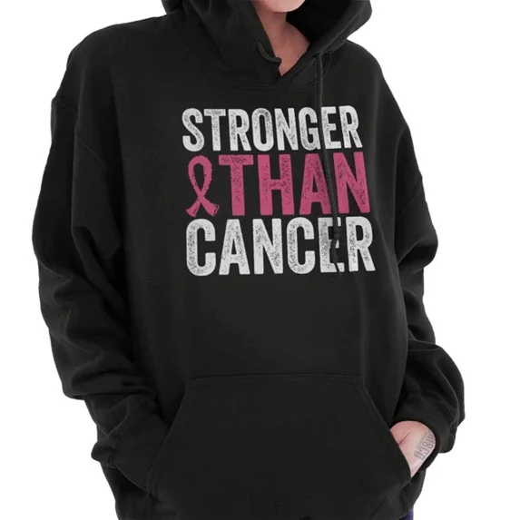 DOPASHIRT Stronger Than Breast Cancer Pink Ribbon Bca Hoodie Outdoor ...