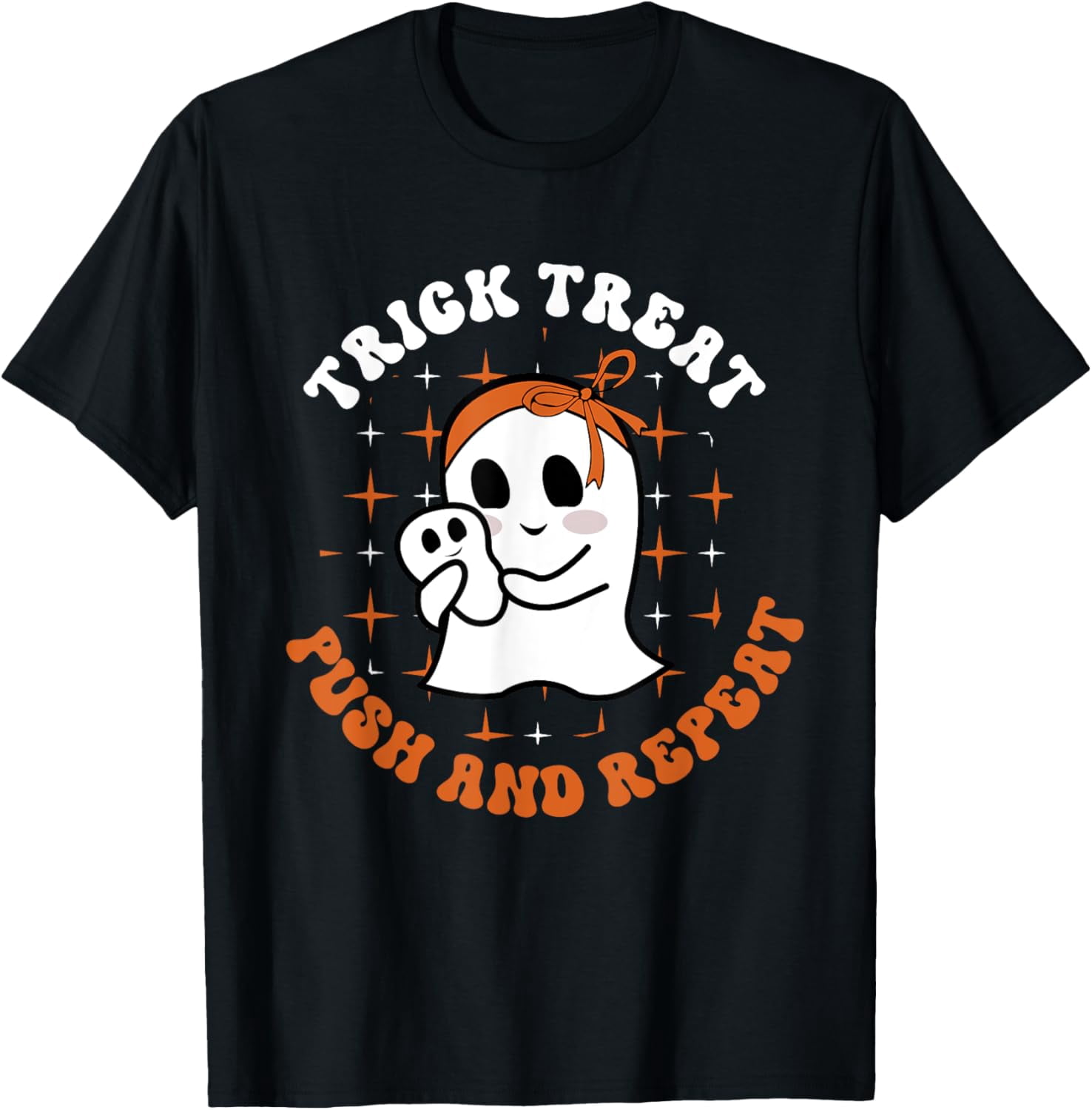 DOPASHIRT Sweet Haunt Night Push & Repeat, Labor & Delivery Nurse Hal ...